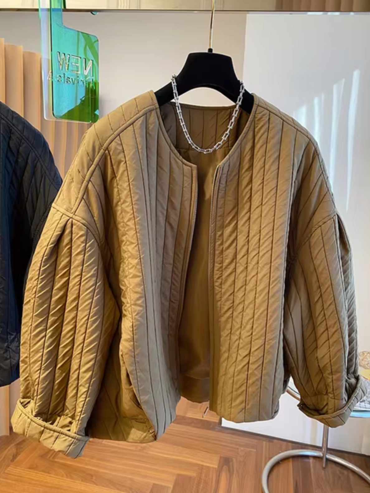 Heidi-Mode | mit Reißverschluss Gesteppte Jacke